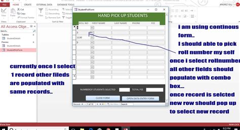 Solved MS ACCESS CANNOT SELECT RECORD FROM COMBO BOX Experts Exchange