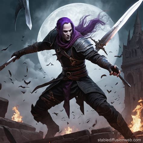 Dnd Rogue Character Stable Diffusion Online