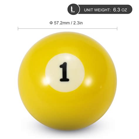 57 2mm Adult Billiard Ball Pool Ball Set Full Size Grandado