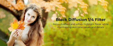 Kandf Concept 49mm Black Diffusion 14 Filter Mist Soft Glow Diffuser