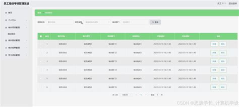Springboot毕设 员工培训考核管理系统 程序论文 Csdn博客