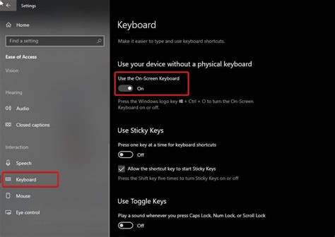 How Enable Disable On Screen Keyboard In Windows Technoresult