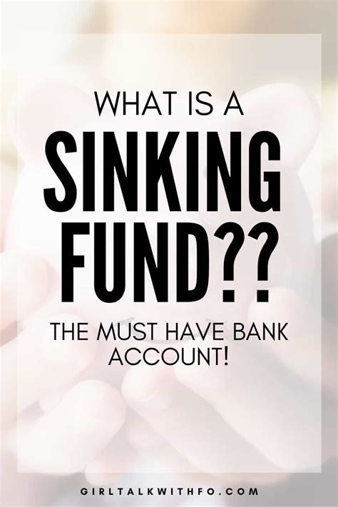 What Is A Sinking Fund And How Do You Set One Up