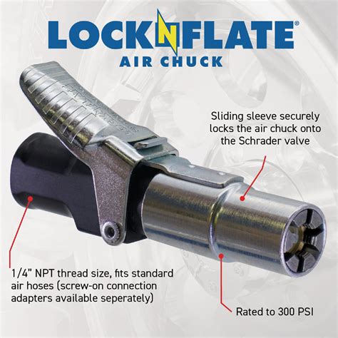 Locknflate 1 4 Npt 150 Psi Closed Flow Air Chuck Do It Best