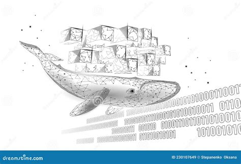 Whale And Container Computer Docker Developer App Concept Business Digital Open Source Program