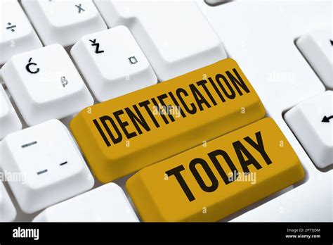 Handwriting Text Identification Business Concept An Action Or Procedure To Identify Someone Or