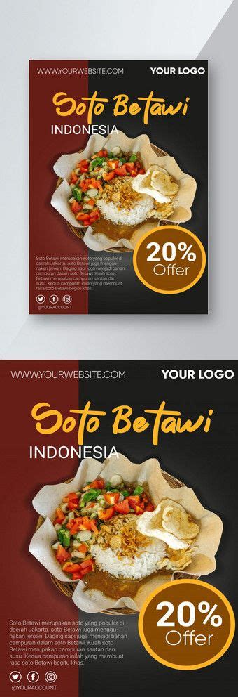 Pin Di Poster Makanan