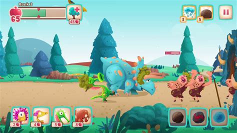 Dino Bash Dinosaurs V Cavemen Tower Defense Wars Youtube