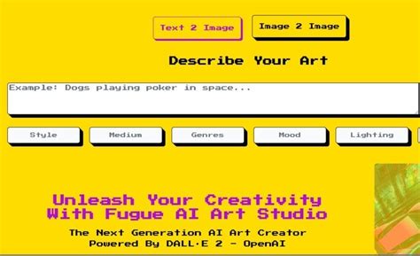 Fugue Ai Art Studio Crea Imágenes Con Textos Usando Inteligencia