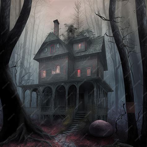 Premium Photo Dark Scene With Mystical Atmosphere Fogmist Dark Scary
