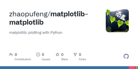Github Zhaopufengmatplotlib Matplotlib Matplotlib Plotting With Python