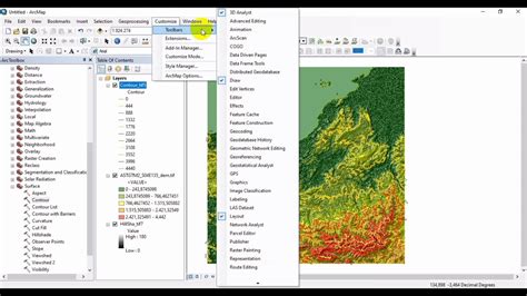 Tutorial Pembuatan Peta Topografi Peta Kontur Menggunakan Software