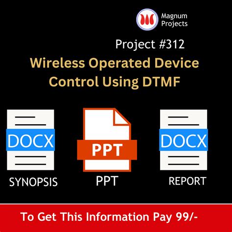 Wireless Operated Device Control Using Dtmf Projects For Final Year