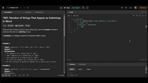 Dsa Day 9 Strings 1025 1967 Number Of Strings That Appear As Substrings In Word Youtube