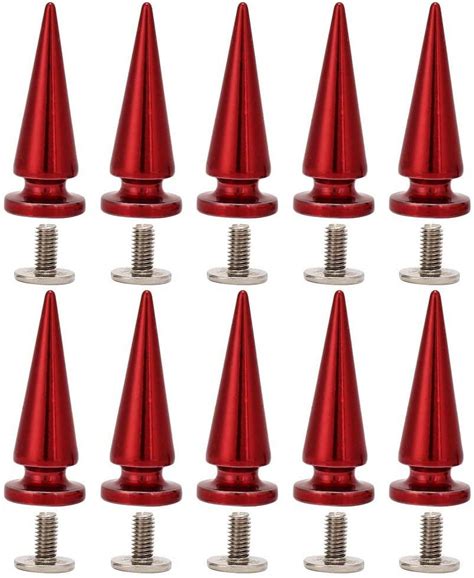 Leather Rivets Spike Studs Coer Rivet Metal Stud，10pcs 10 X 26mm Coer