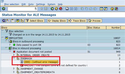 Solved Idoc Status 51 Without Error Message Sap Community