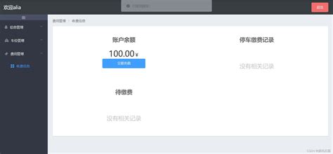基于ssm springboot vue前后端分离的停车场管理系统 csdn博客