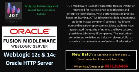 oracle weblogic server fusion middleware application server j o t