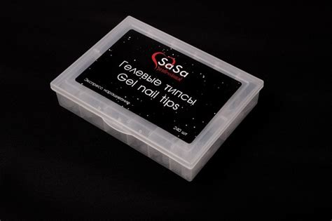 Гелевые типсы матовые - SaSa Professional