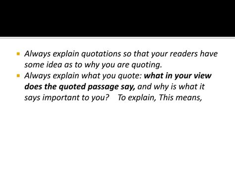 Ppt How To Embed Quotes Into Writing Powerpoint Presentation Free