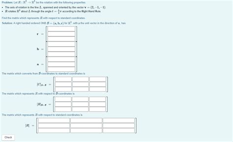 solved problem let r r3 r3 be the rotation with the
