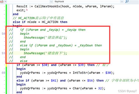【delphi】windows系统下的键盘钩子delphi 钩子模拟 Csdn博客