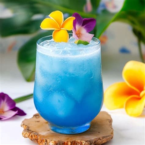 Refreshing Blue Hawaiian Mocktail Recipe