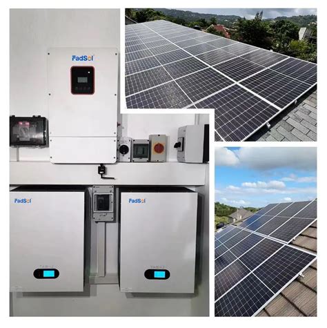 FadSol Kw Complete Set Solar Panel Power System KW Solar Energy Residential Hybrid Off Grid