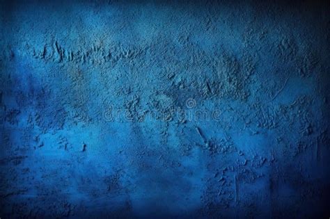 Backdrop Concrete Blue Deep Texture Surface Wall Concrete Grainy Rough Background Grunge Blue