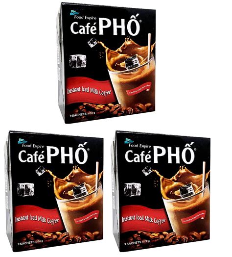Cafe Pho Vietnamese 3in1 Instant Coffee Mix Iced Milk