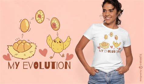 Baixar Vetor De Design De T Shirt Chick Evolution