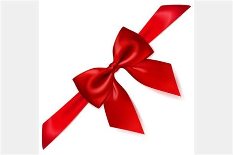 Beautiful Big Red Bow Graphic By 31moonlight31 · Creative Fabrica