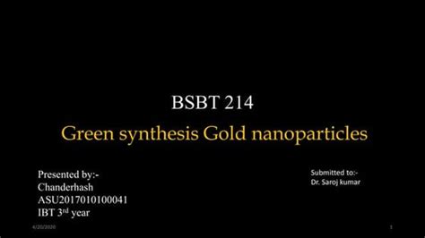 Preparation Of Gold Nanoparticlespdfpdf