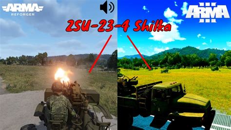 Arma Reforger Vs Arma 3 Soviet Weapons Comparison Part 1 Zsu 23 4