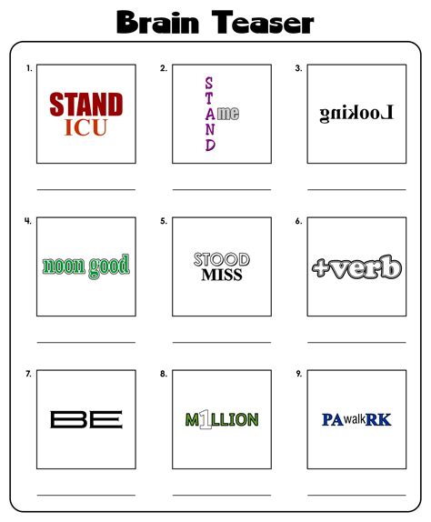 Brain Teaser Puzzles For Adults Printable At Victoria Jenkins Blog