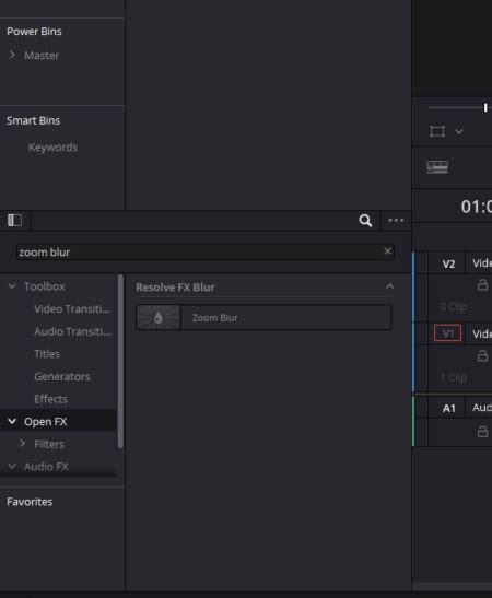 how to add camera shake effect in davinci resolve 2 methods