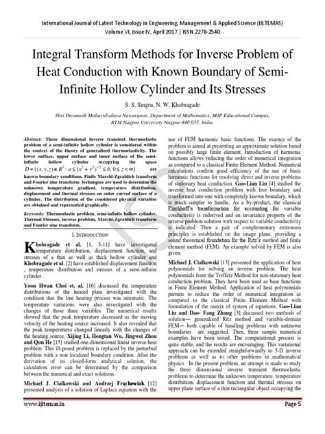 Integral Transform Methods For Inverse Problem Of Heat Conduction With Known Boundary Of Semi