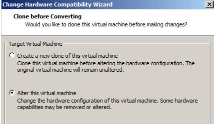 VMware Workstation 10 Can Also Downgrade Virtual Hardware Did You Know ESX Virtualization