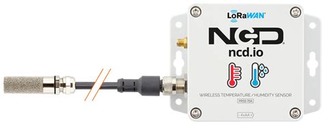 LoRaWAN Temperature Humidity Sensor Manual NCD Io