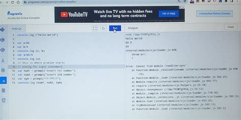 Whats Going Wrong Here I Was Aiming For A Input Statement And This