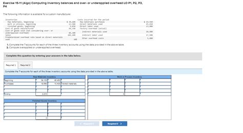 solved exerclse 15 11 algo ﻿computing inventory balances