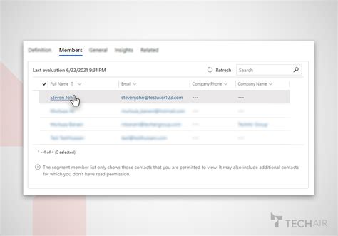 Dynamics Marketing Dynamic Segment Members TechAir