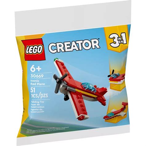 Lego Creator Iconic Red Plane 30669 Bigamart