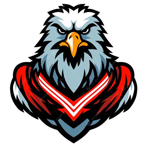 Adorable Hawk Mascot Logo Illustration Vector Eagle Hawk Mascot Png And Vector With