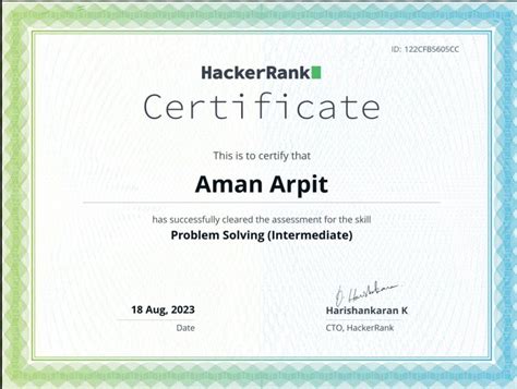 aman arpit on linkedin problemsolving certificate achievementunlocked