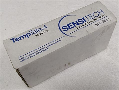 Sensitech Temptale 4 Temperature Monitor 304493 L1 10 Pcs Electro