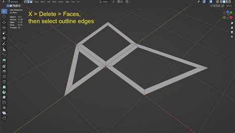 Geometry Nodes How To Extrude Edges Along Their Normals Blender Stack Exchange