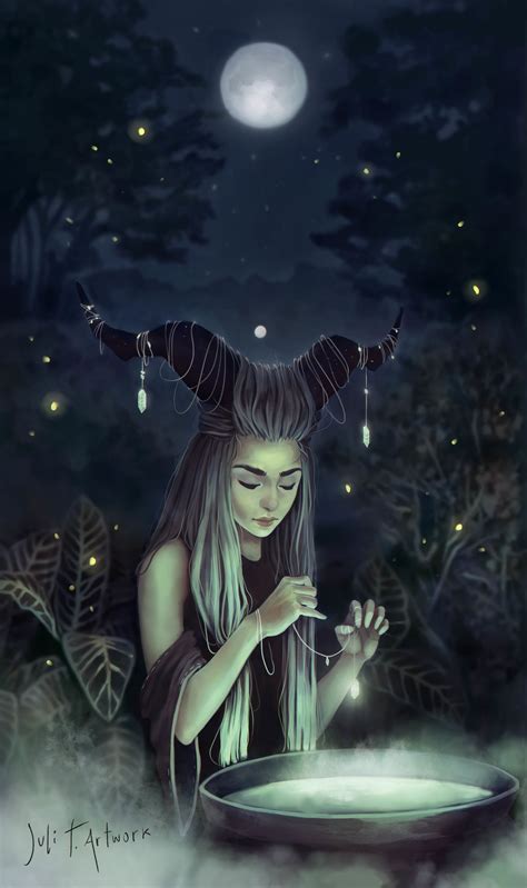 Wiccan Witch Art