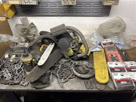 Assorted Chainsaw Parts Etc Legacy Auction Company