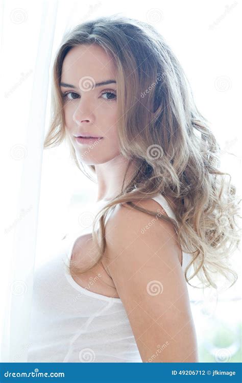 Delicate Face Silhouette Against Sunset Sky Royalty Free Stock Image